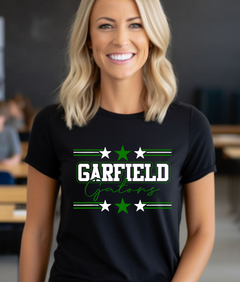 Garfield Gators Star Lines School Mascot – www.fortcraftiot.com